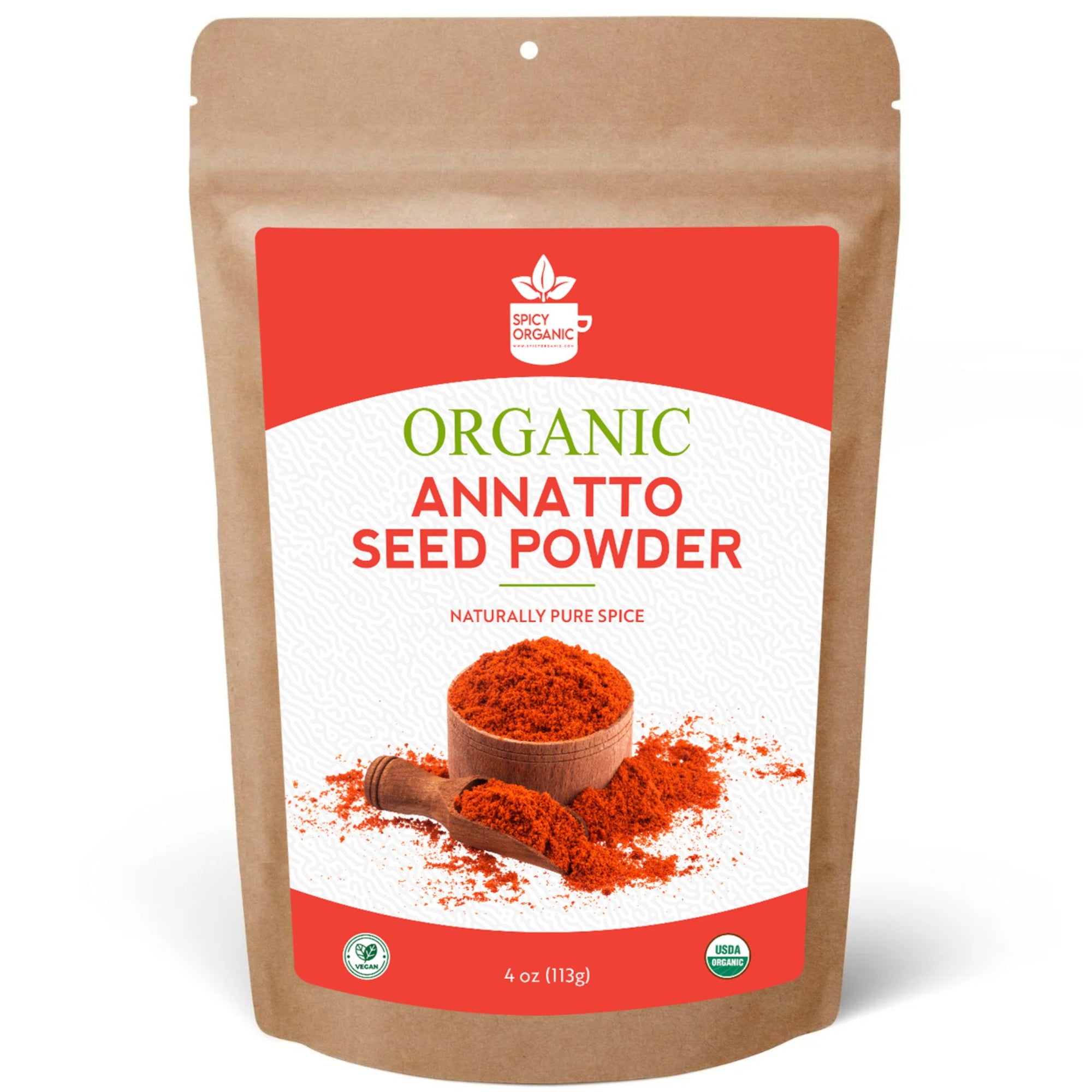 Spicy Organic Ground Annatto | Achiote Powder for Seasoning and Cooking ...