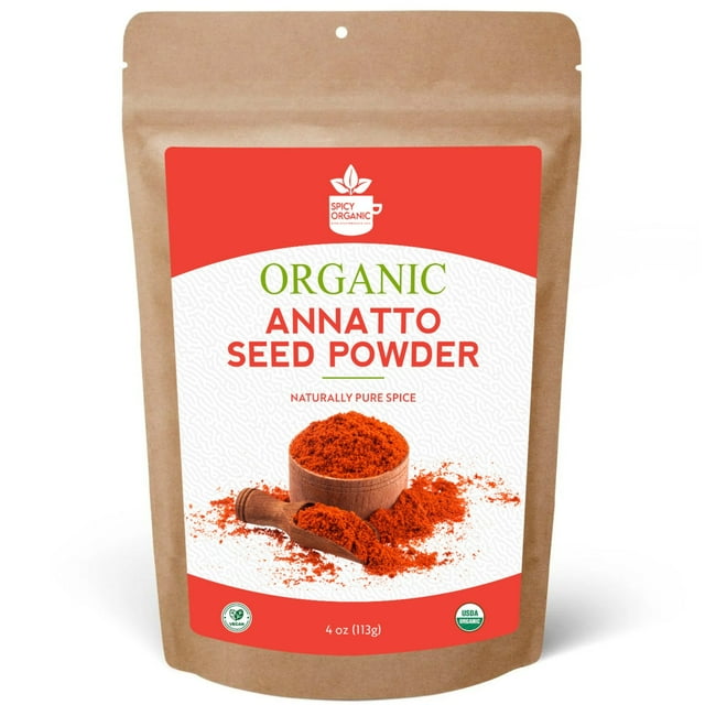 Organic Annatto Ground - Certified USDA Organic - Ground Achiote Powder ...