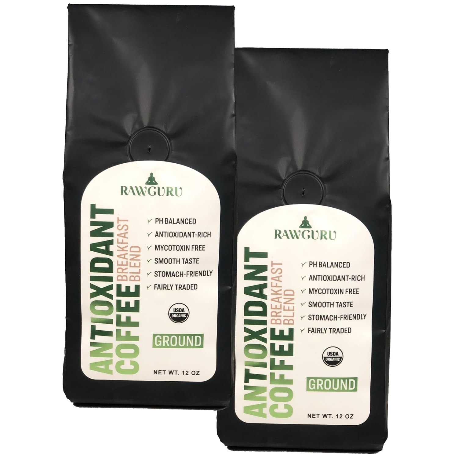 Organic Antioxidant Coffee Breakfast Blend, Gluten-Free, Fairly Traded ...