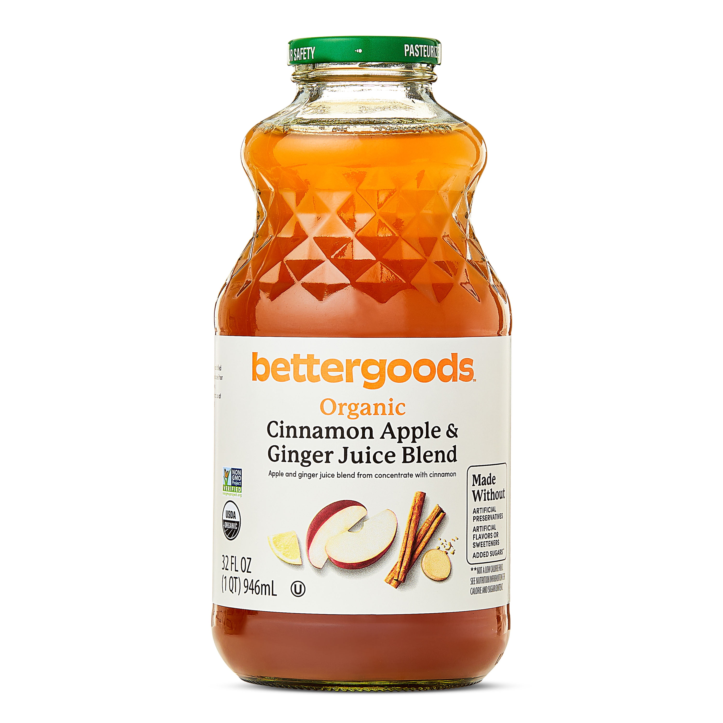 bettergoods Organic Apple Cinnamon Ginger, 32 fl oz - Walmart.com