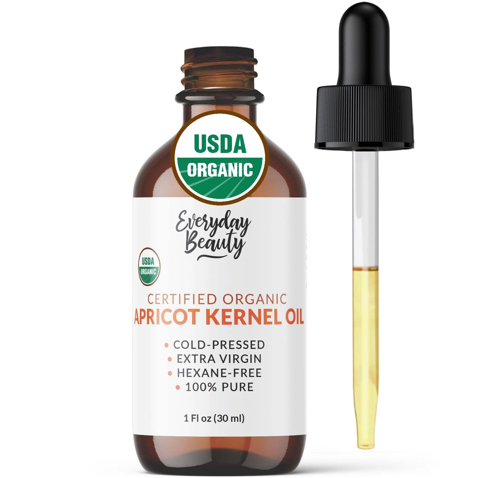 Organic Apricot Kernel Oil TGF4 | 100% Pure, Cold-Pressed, Unrefined ...