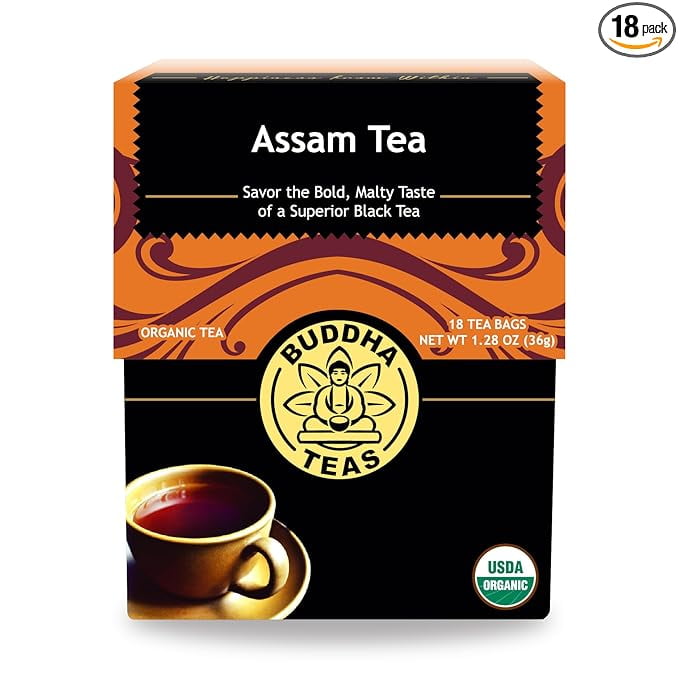 Organic Assam Tea - Traditional Black Tea - For Health & Wellbeing ...