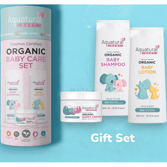 Aquatural Calming Cooling Organic Aloe Vera Bath & Body Daily Use Gift ...