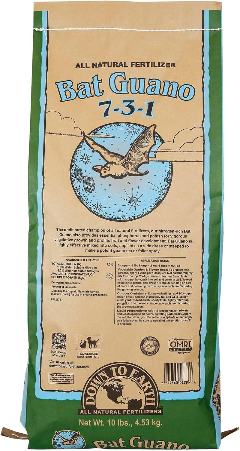 Organic Bat Guano 7-3-1, 10 lb - Walmart.com
