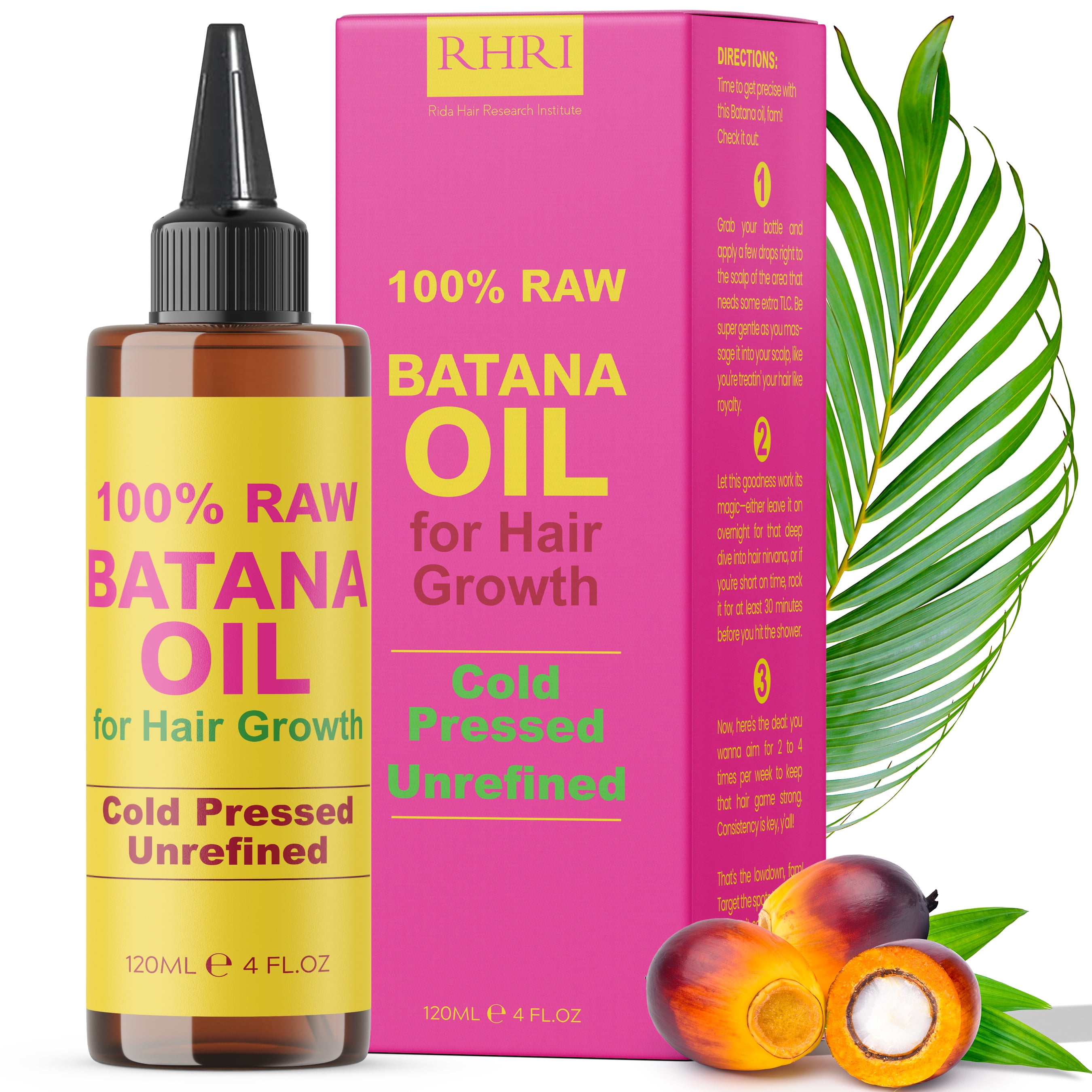 Organic Batana Oil for Hair Growth | 100% Raw and Pure Hair Growth Oil ...