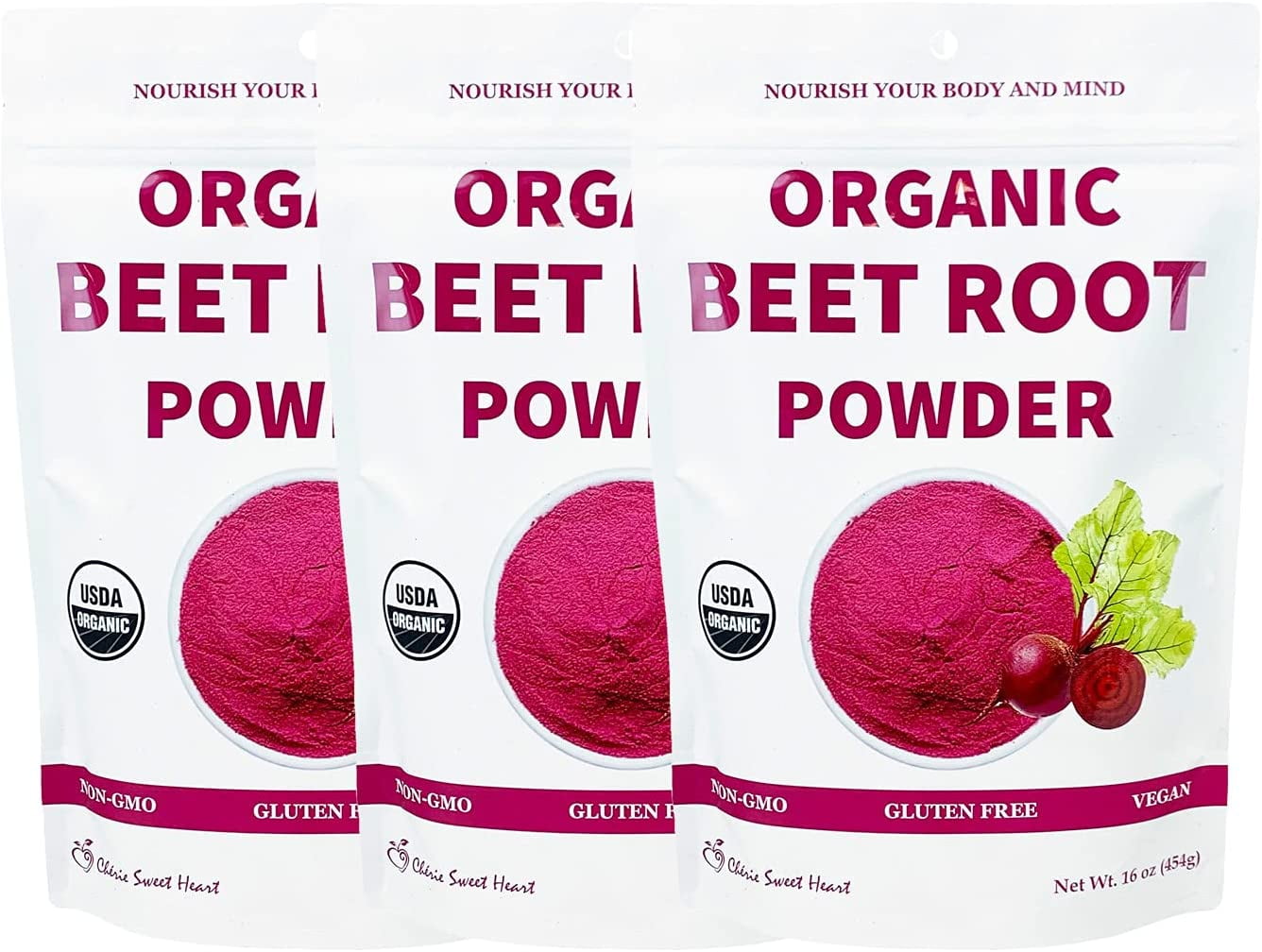 Organic Beet Root Powder (3 lb), Raw & Non-GMO - Walmart.com