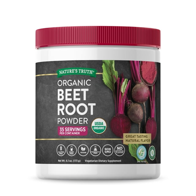 Organic Beet Root Powder | 6.1 oz | Vegetarian, Non-GMO, Gluten Free ...