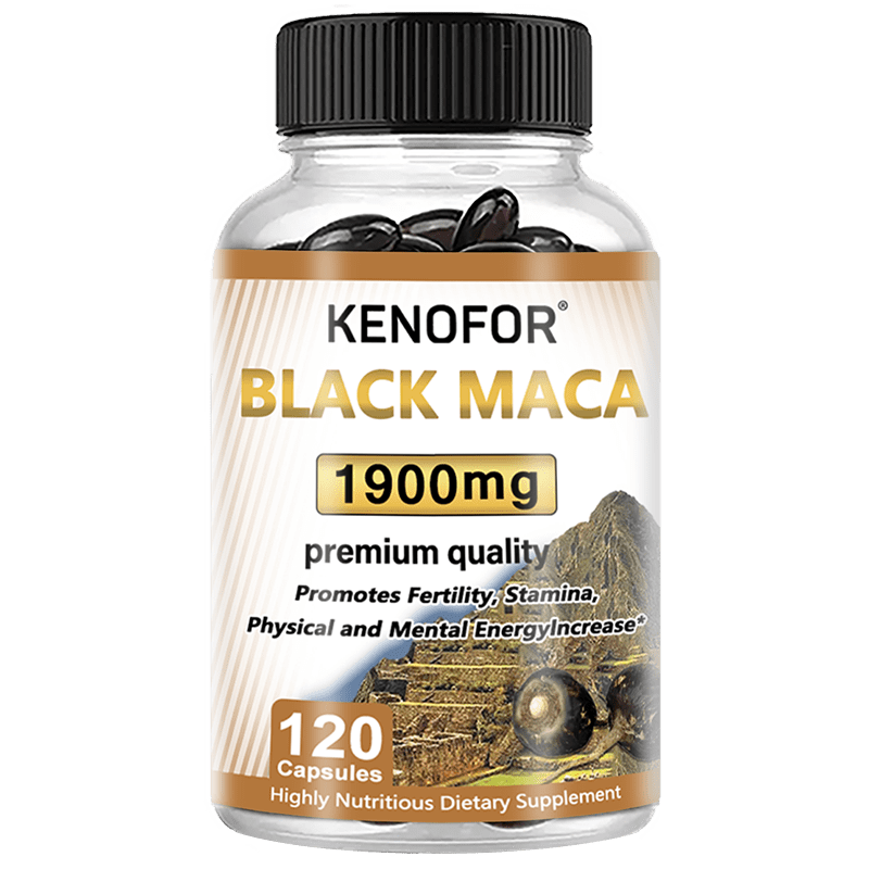 Organic Black Maca 1,900 mg per serving Natural Energy Booster Peruvian ...