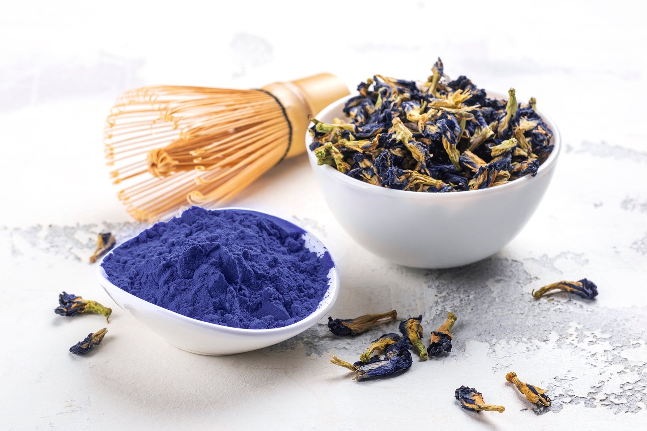 Organic Blue Butterfly Pea Flower Powder - Walmart.com