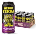 DRINK WEIRD, Organic Acai Pomegranate Yerba Mate 12pk 16oz cans ...