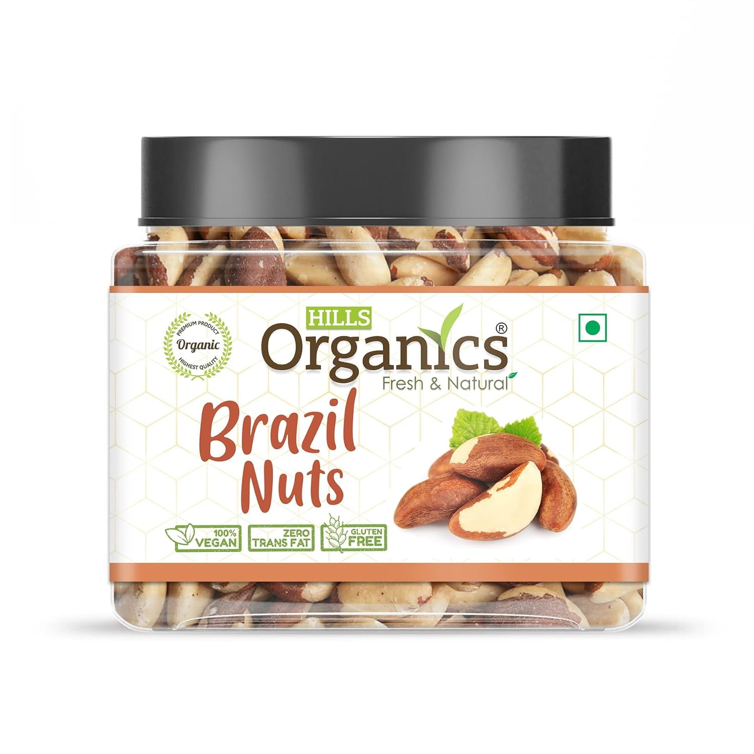 Organic Brazil Nuts By Hills Organics 200gm, | Rich In Selenium ...