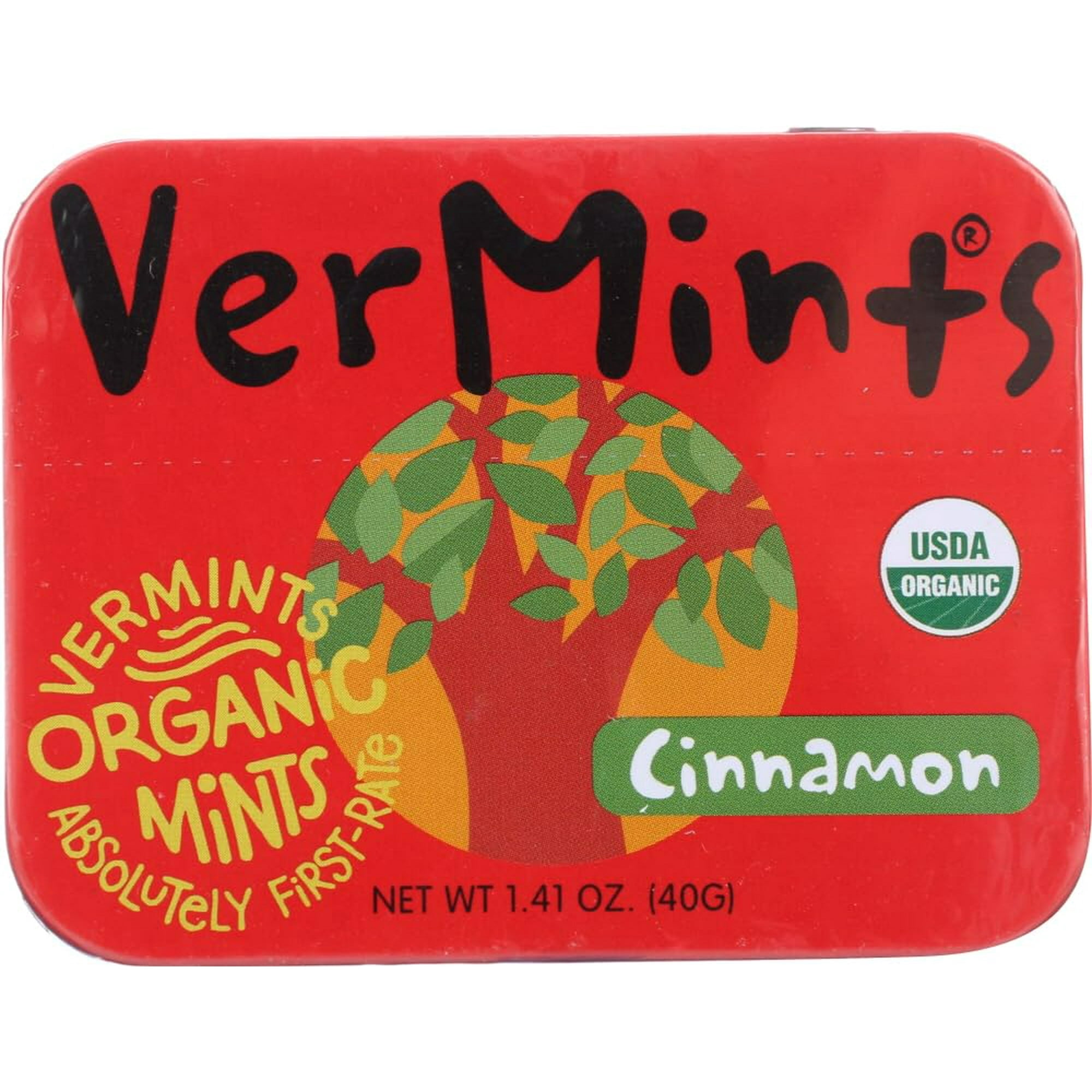 Organic Breath Mints by , Cinnamon Flavor, All Natural Pastilles, Non ...