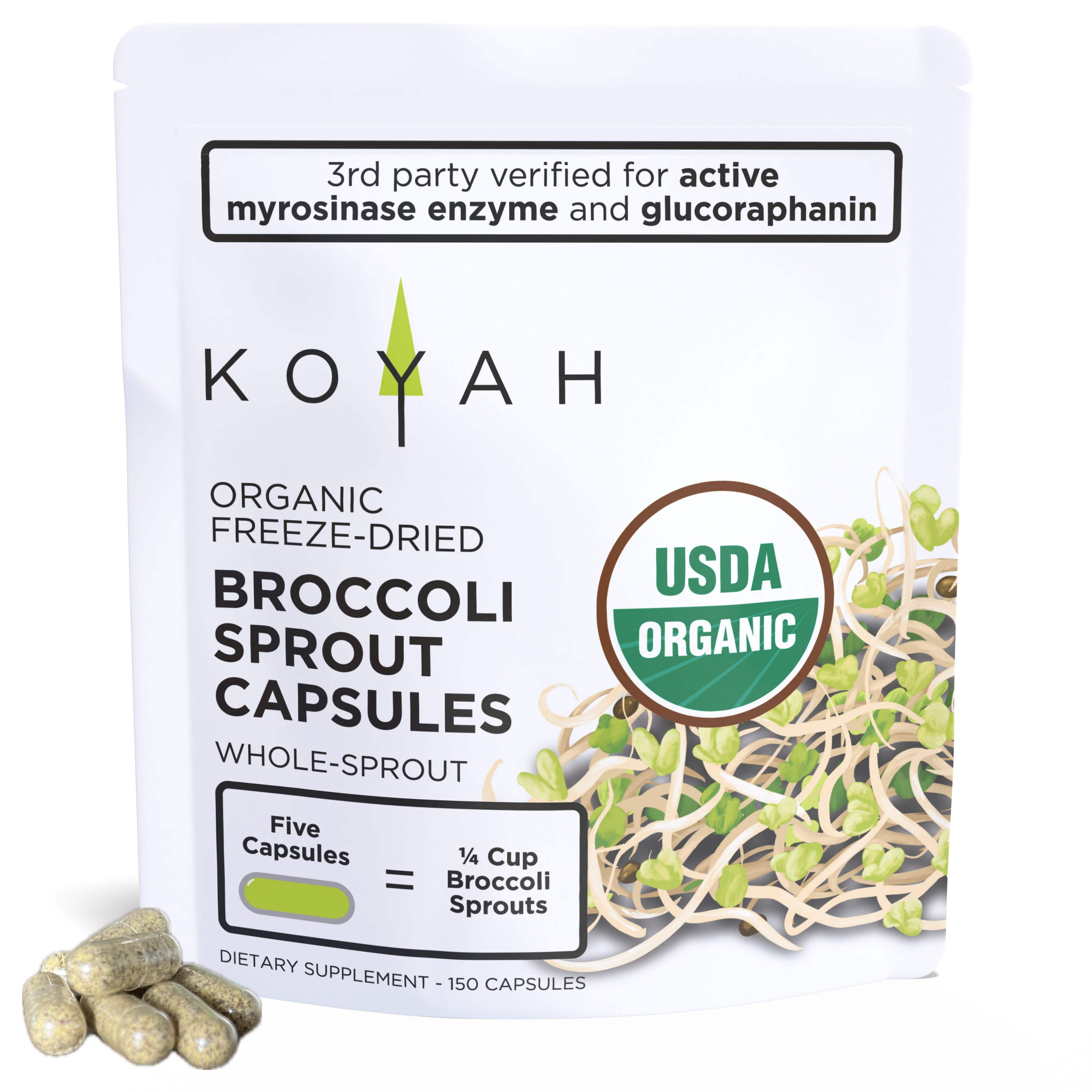 Organic Broccoli Sprout Capsules - Walmart.com