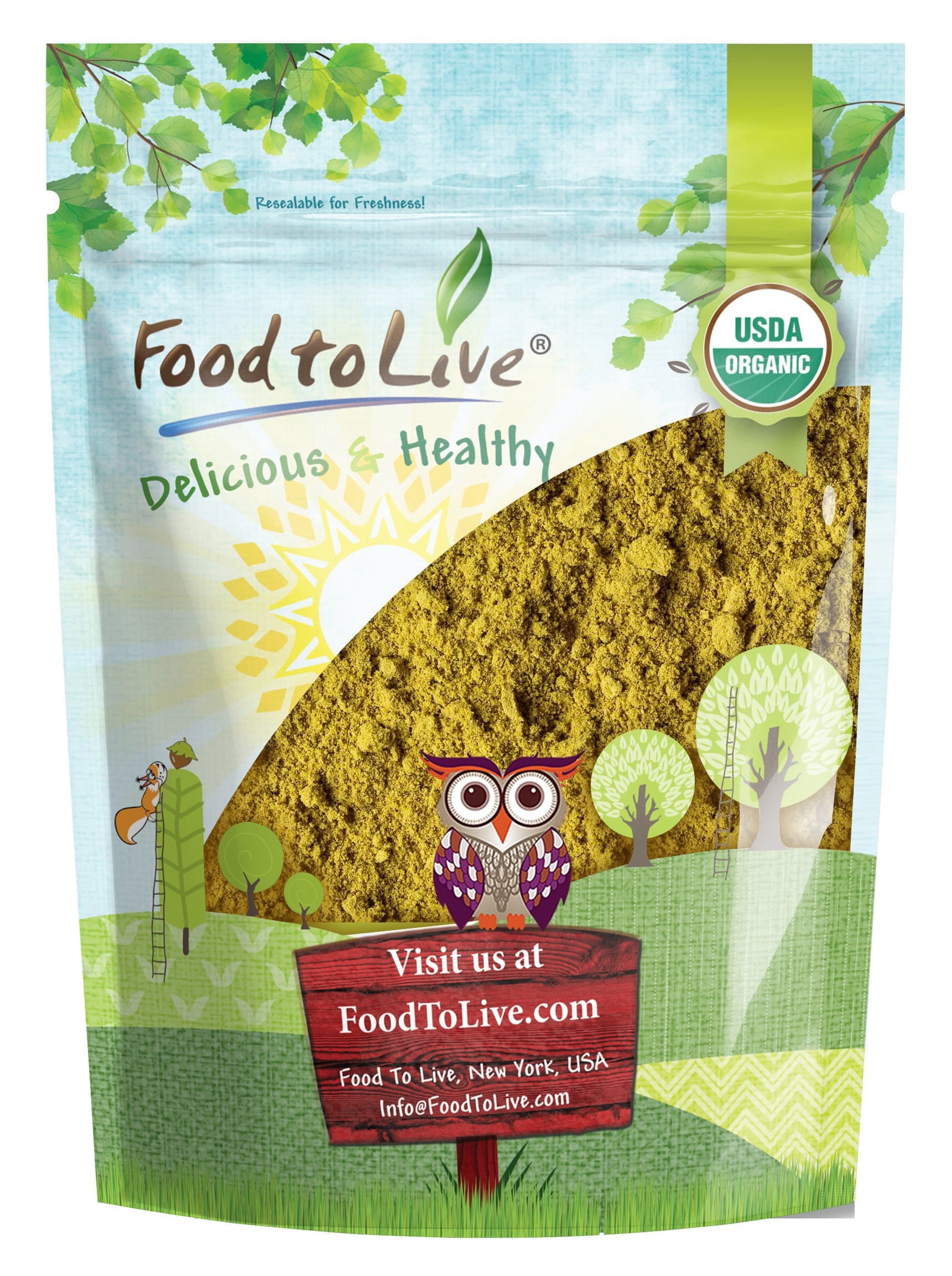 Food to Live, Organic Broccoli Sprout Powder, 0.25 Pounds - Walmart.com