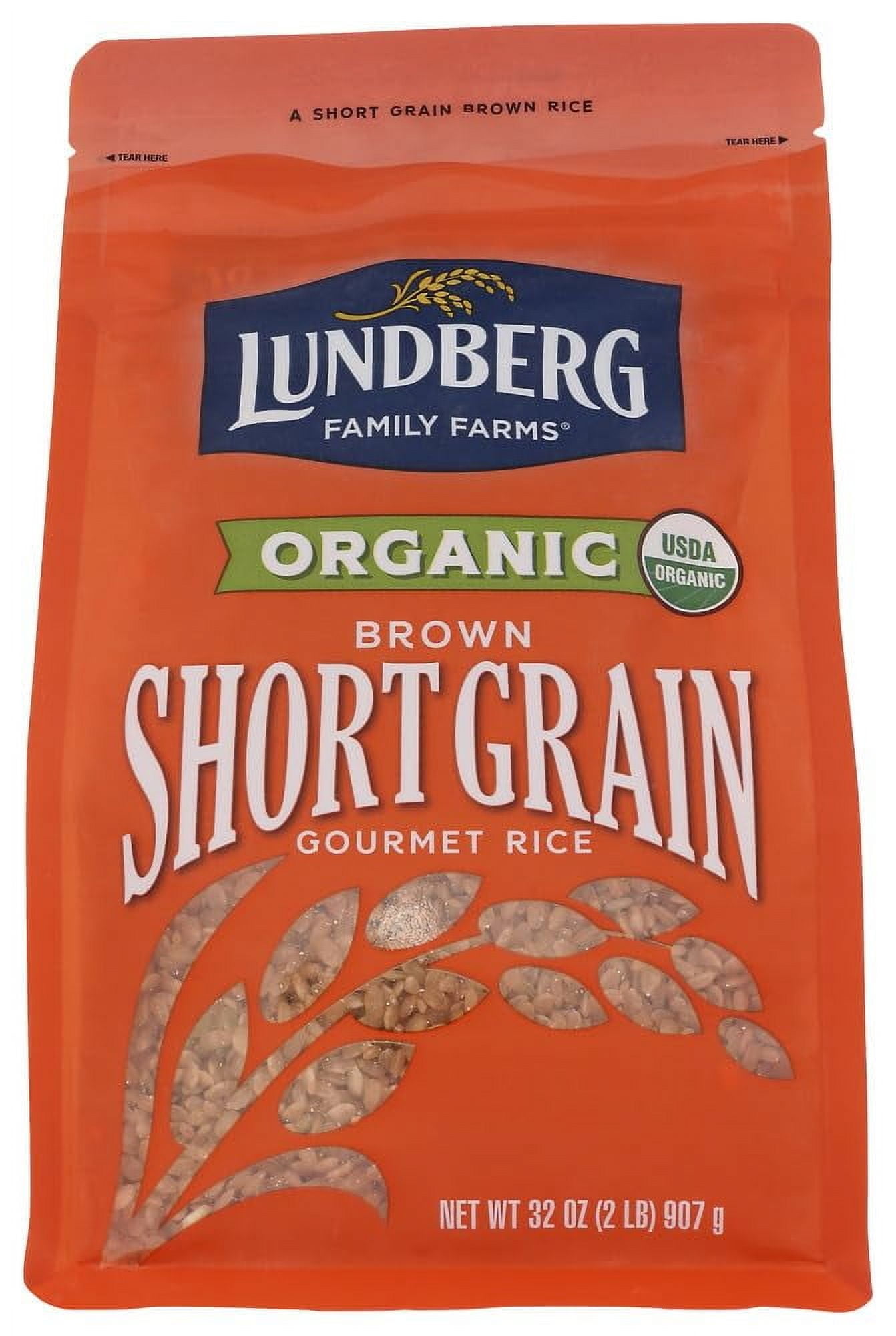 Organic Brown Short Grain Rice, 32 oz (907 g)(pack of 2) - Walmart.com