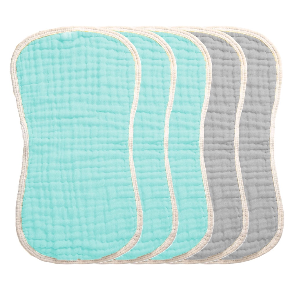Organic Burp Cloths for Baby Boys and Girls Ultra Absorbent Burping ...