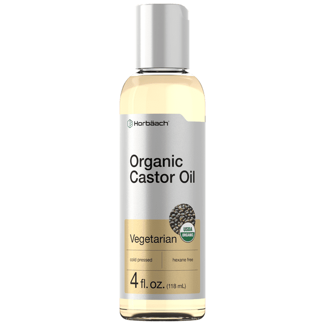 Organic Castor Oil | Cold Pressed and Hexane Free | 4 fl oz | for Hair ...