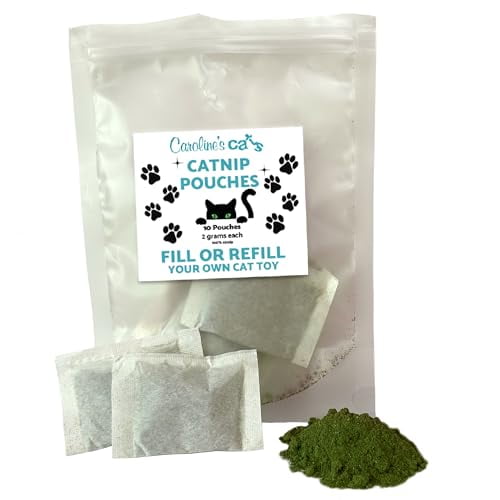 Organic Catnip Packets For Cat Toys - Refill Pouches For Flapping Bird ...