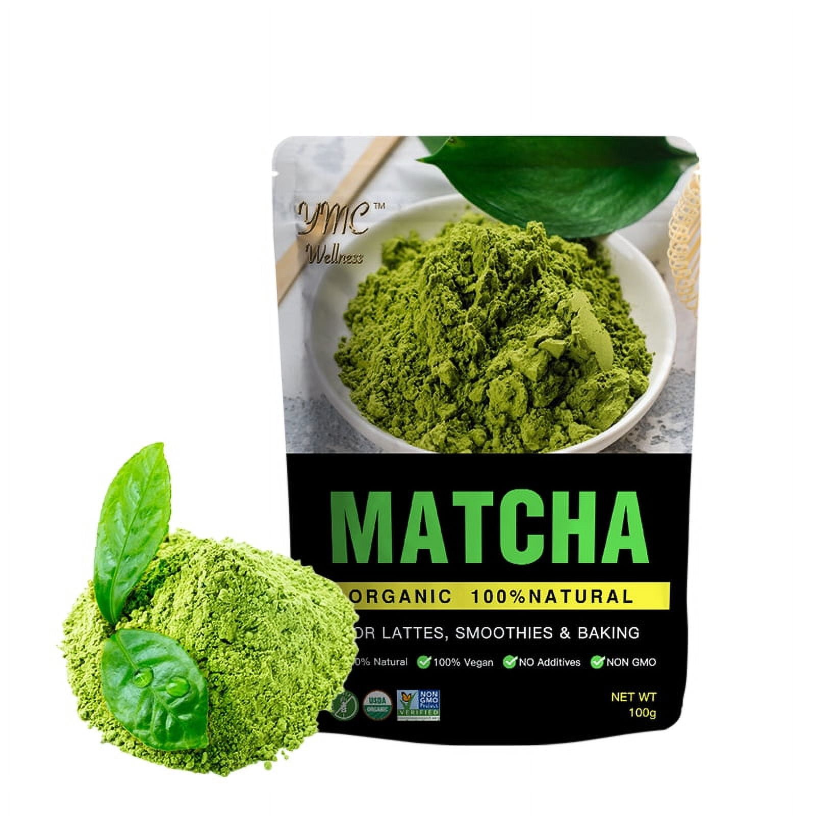 Organic Ceremonial Matcha Powder, Premium Matcha Powder,100g - Walmart.com