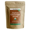 Organic Ceylon Cinnamon Sticks, 5'' Cut, Alba Grade, True Cinnamon, 16 ...