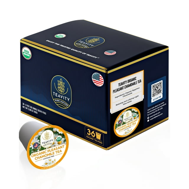 Organic Chamomile Decaf Tea Pods Compatible with Keurig Brewers by ...
