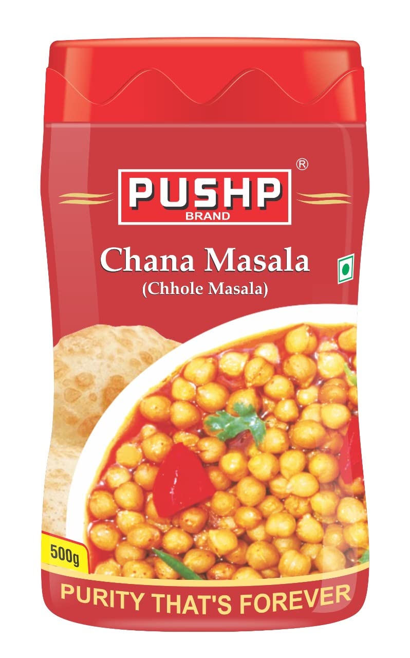Organic Chana/ Chhole Masala Powder By Pushp 500gm, 17.6 Ounce | Pack ...