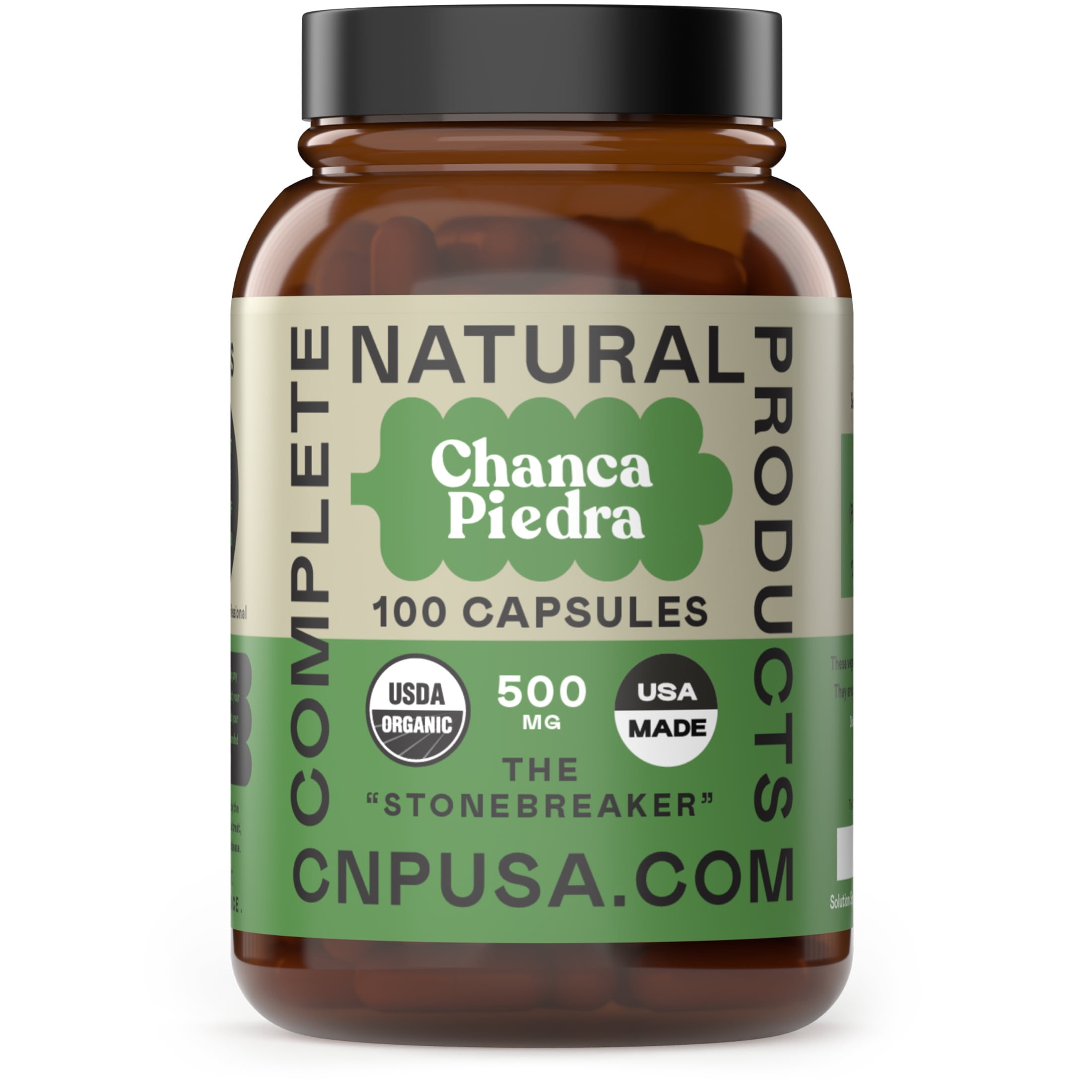 Organic Chanca Piedra Capsules - 500mg, 100 Pills, Pure Phyllanthus ...