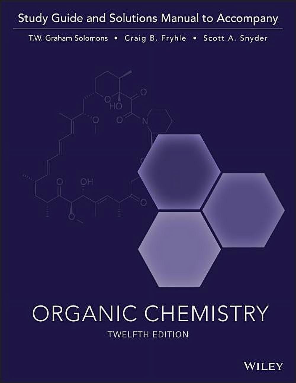 Organic Chemistry, Study Guide & Student Solutions Manual (Paperback ...
