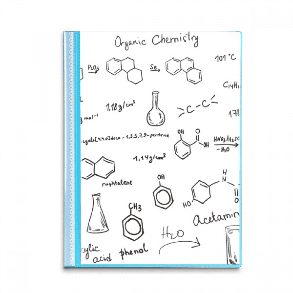 Organic Chestry Molecular Atoc Structure Book Sheet Protectors ...