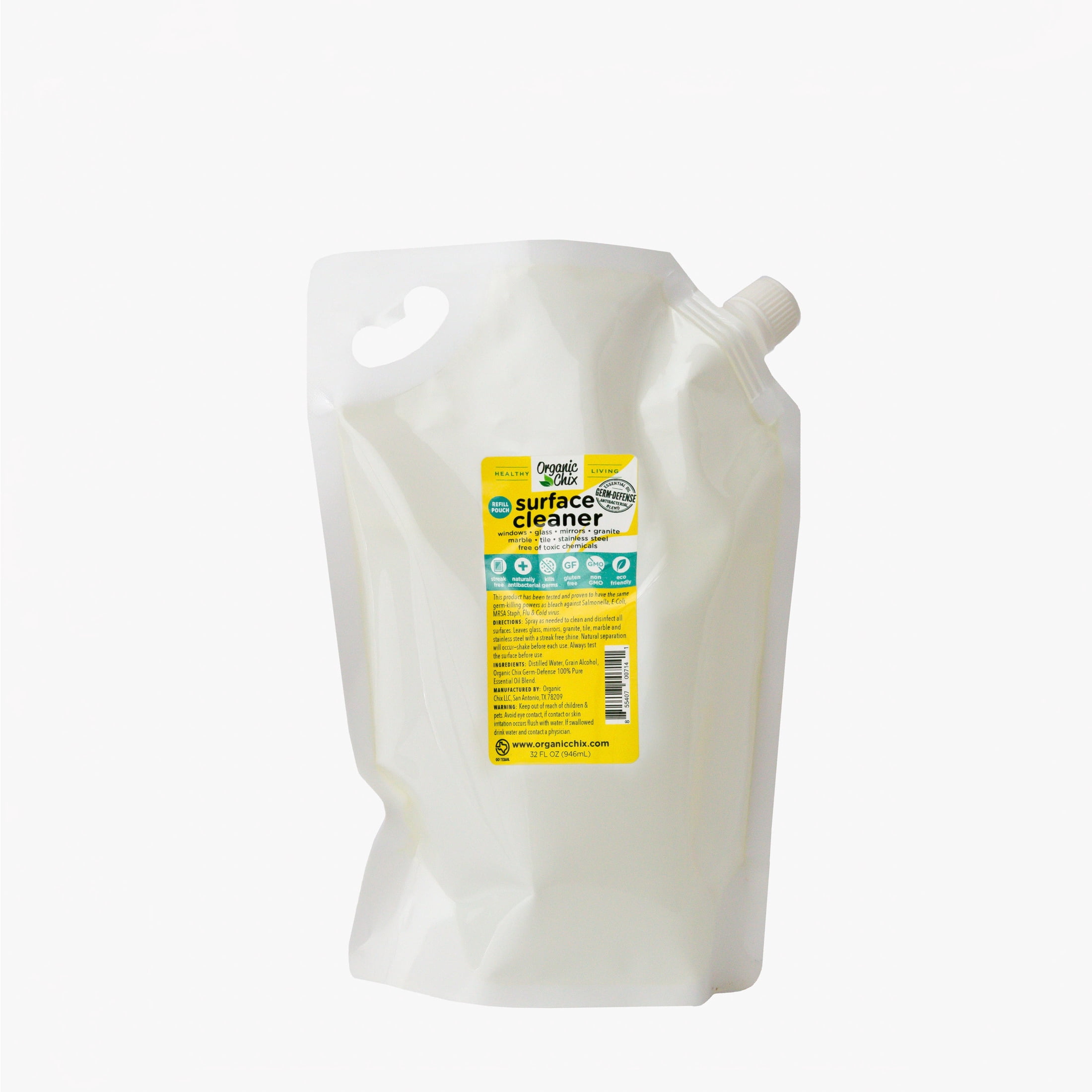 Organic Chix All Purpose Surface Cleaner - 32 Oz. Refill Pack - Walmart.com