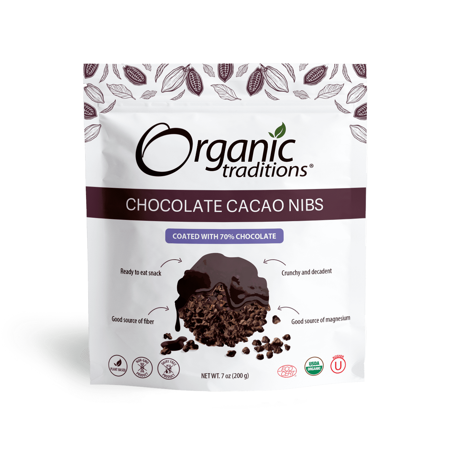 Organic Chocolate Cacao Nibs - Walmart.com