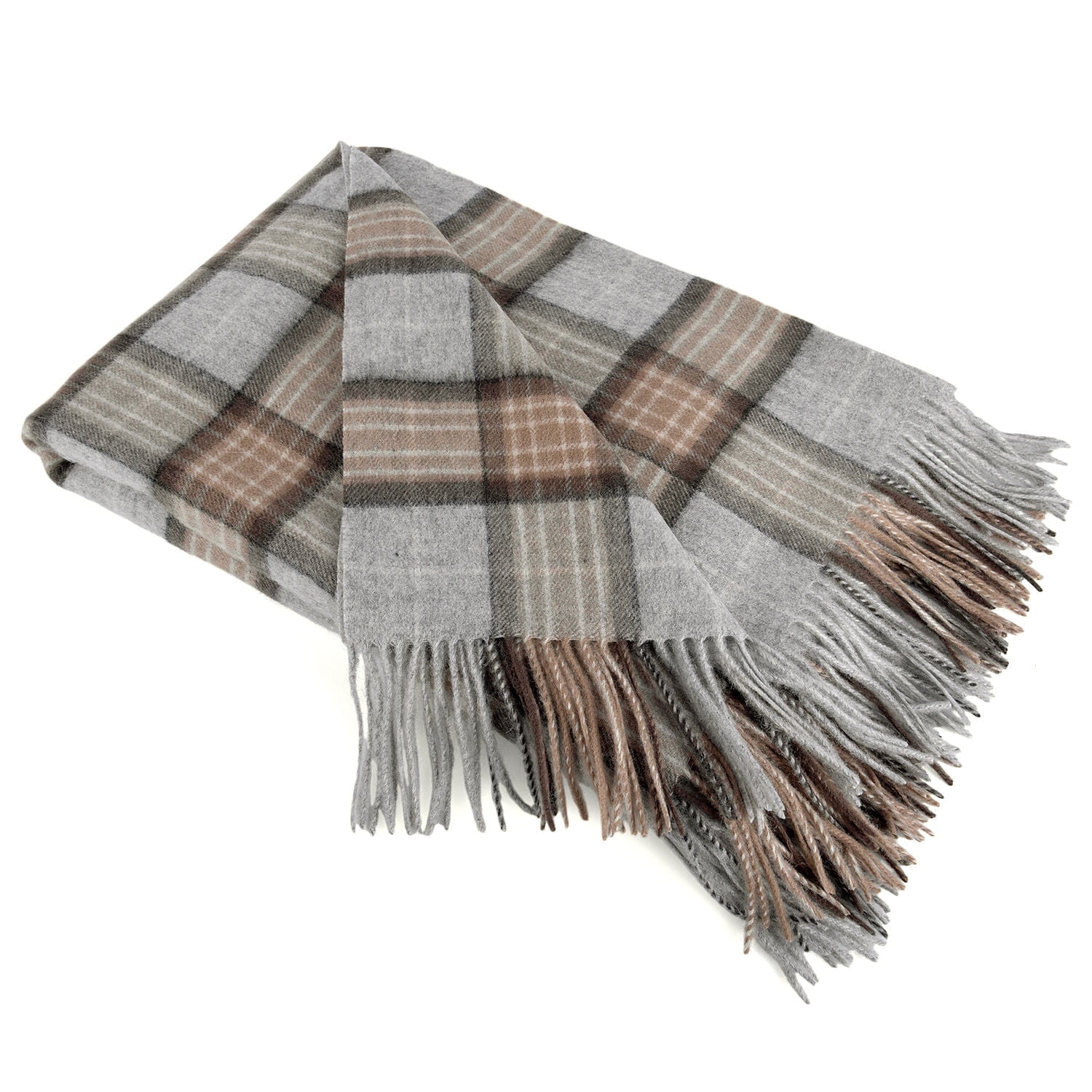 Organic Club Mackellar 100% Wool Throw Wrap 50x70'' (127x178 cm) Sheep ...
