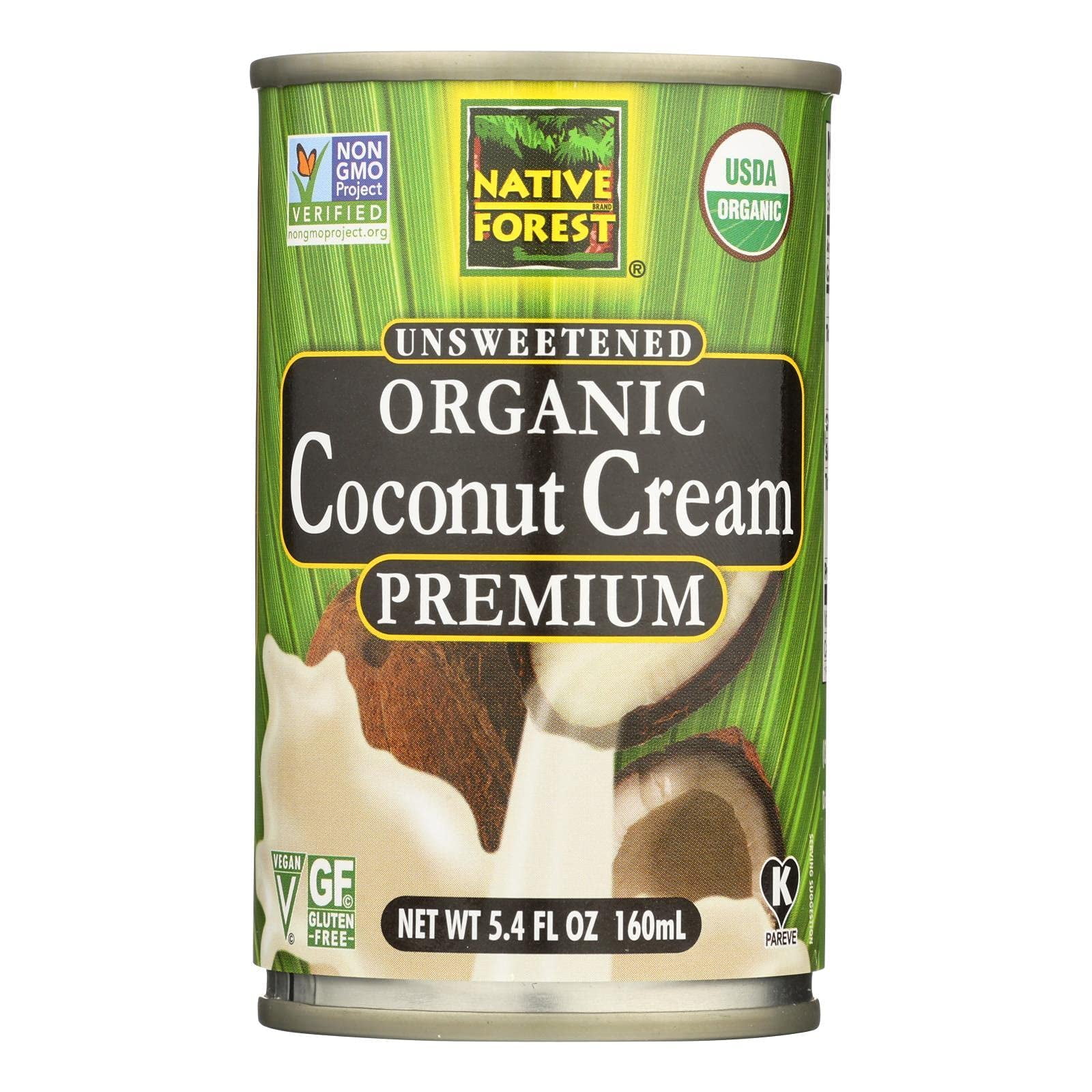 Organic Coconut Cream;Unsweetened, Pack of 12 - Walmart.com