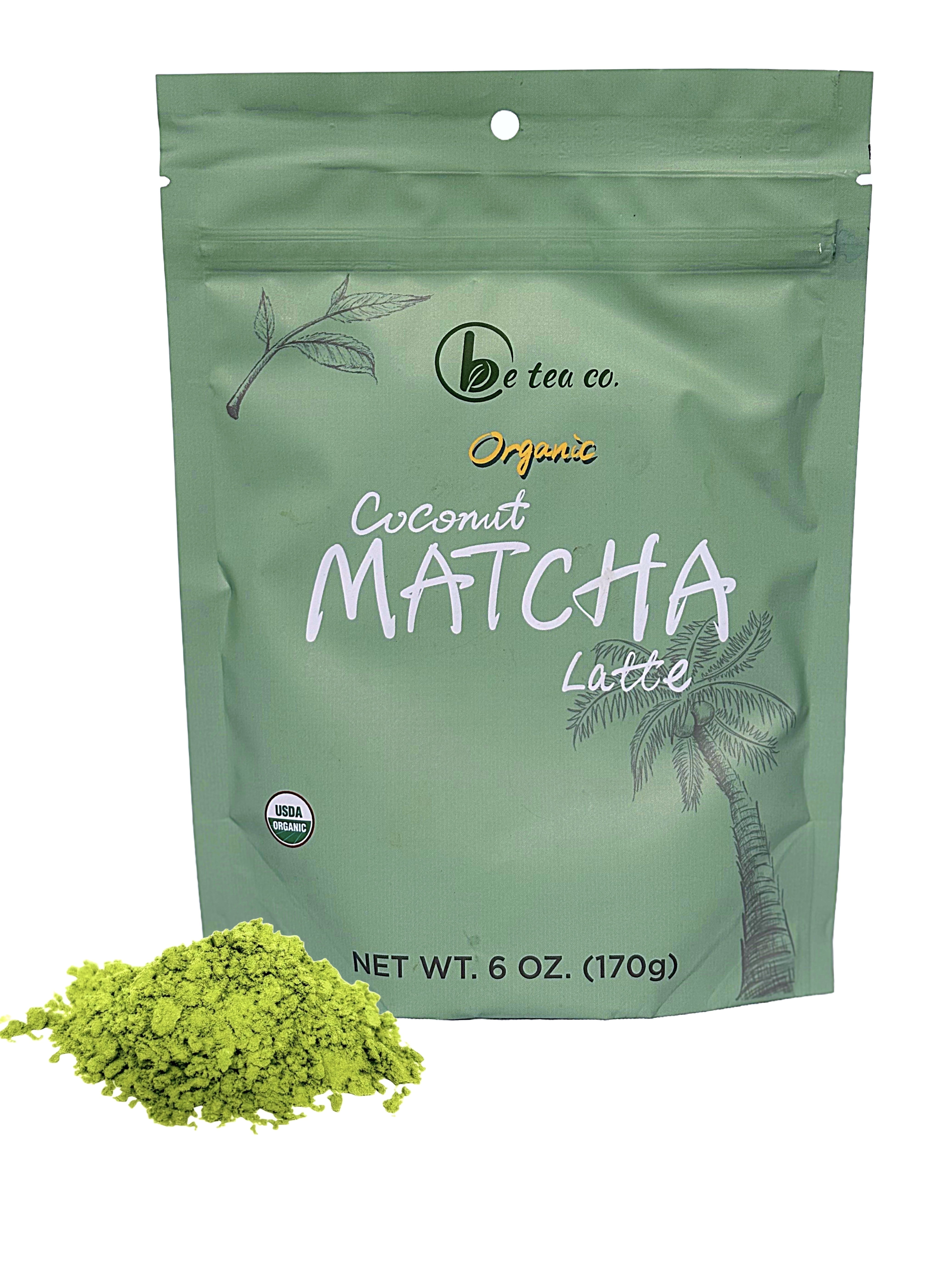 Be Tea Company Organic Coconut Matcha Latte, Dairy-Free, Naturally ...