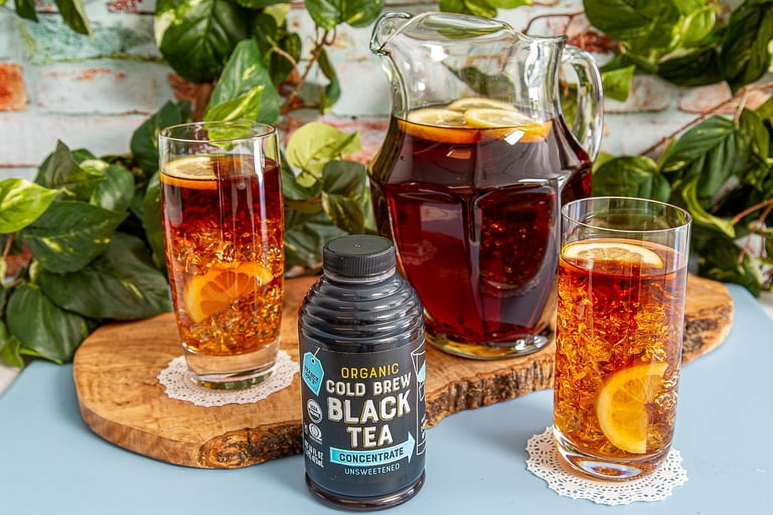 Organic Cold Brew Black Tea Concentrate 16 Fl Oz Pack of 2 - Walmart.com