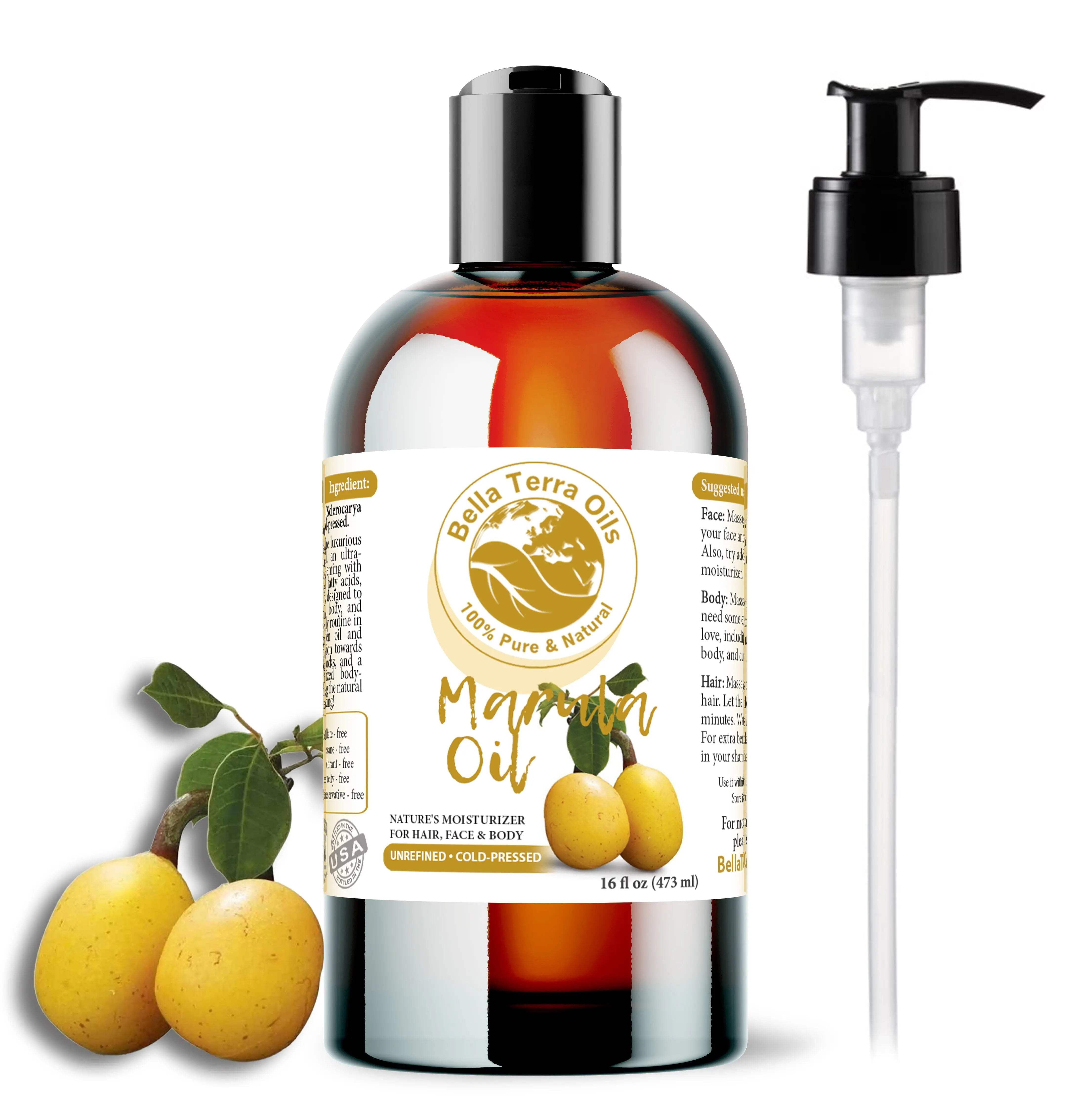 Organic Cold-Pressed Marula Oil 100% Pure Skin Hair Face Anti-Aging ...