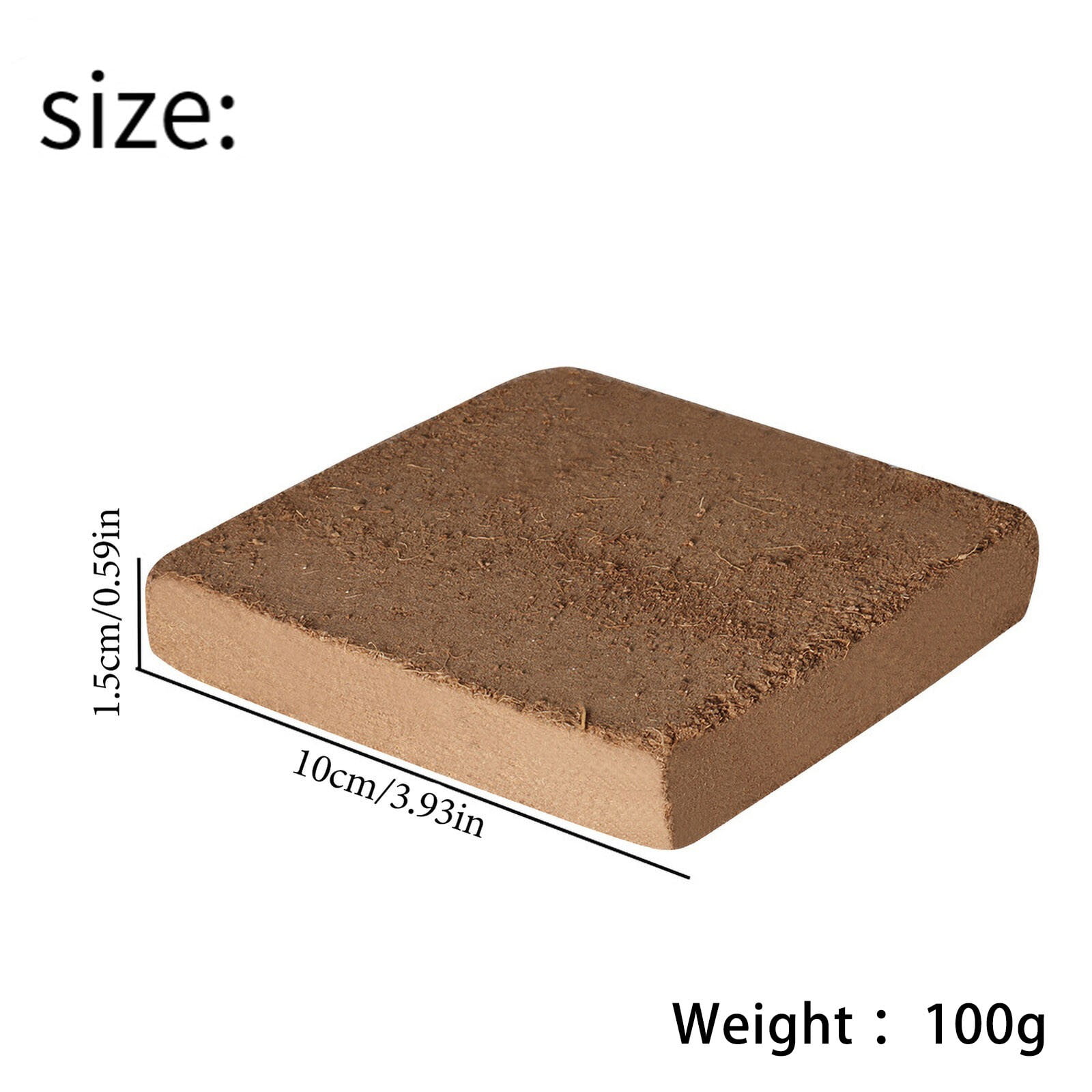 Organic Compressed Coco Coir Brick Coconut Fiber Organic Soil Plant ...