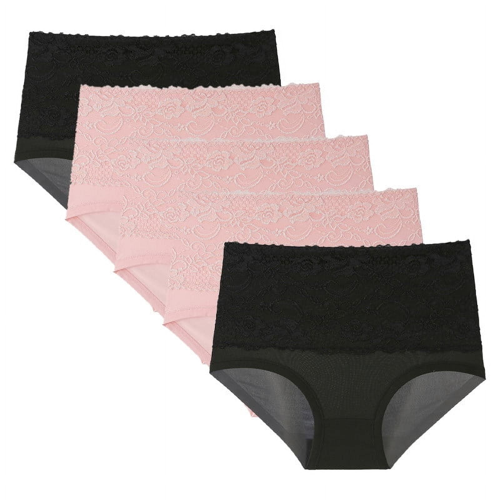 Organic Cotton Underwear Womens Calzones Para Mujer, 5PC Women Lace ...
