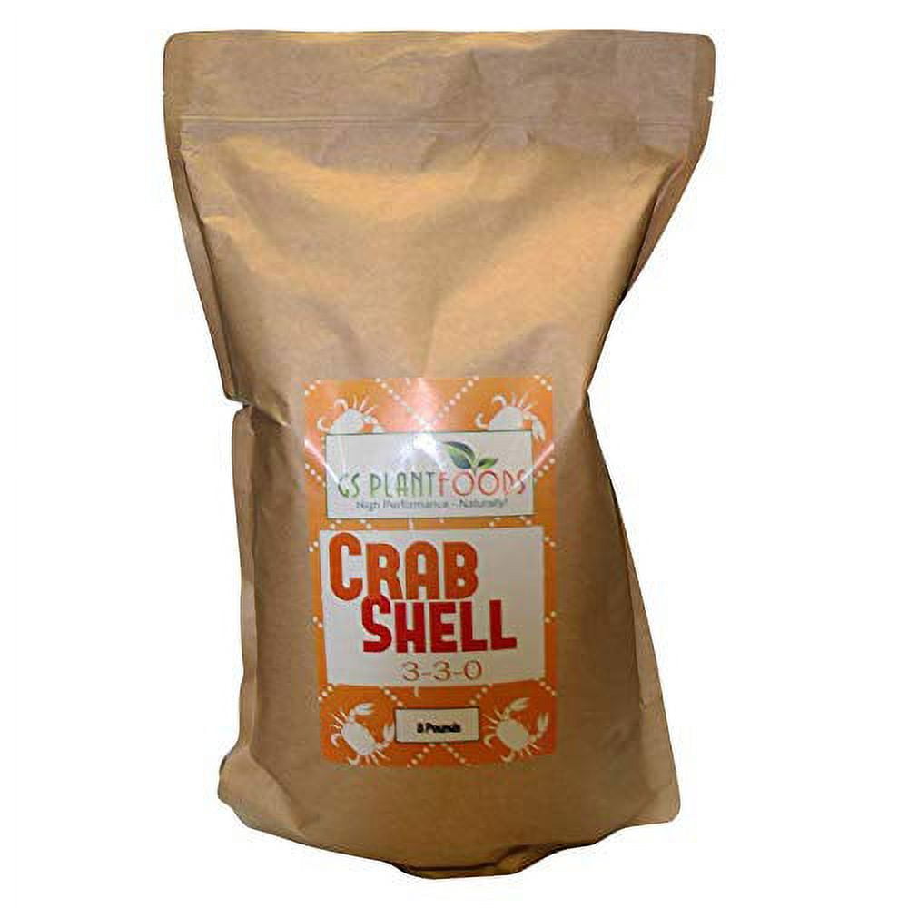 Organic Crab Shell Natural Fertilizer Calcium Booster 3-3-0 - Walmart.com