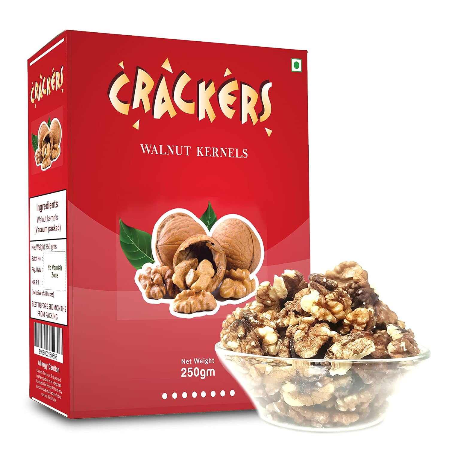 Organic Crackers Kashmiri Broken Walnuts By Go 250gm, | Nutricious & Delicious Healthy Dry ...