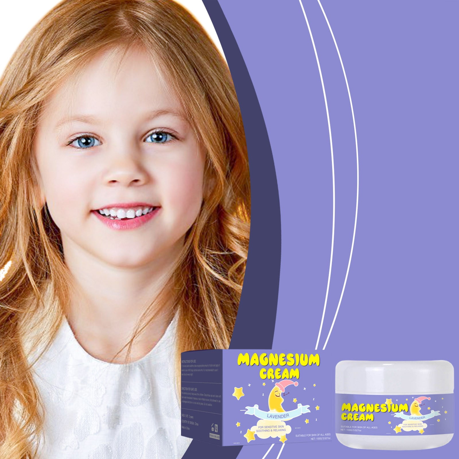 Organic Cream for Kids Babies Calming Bedtime Lotion for Soothing ...