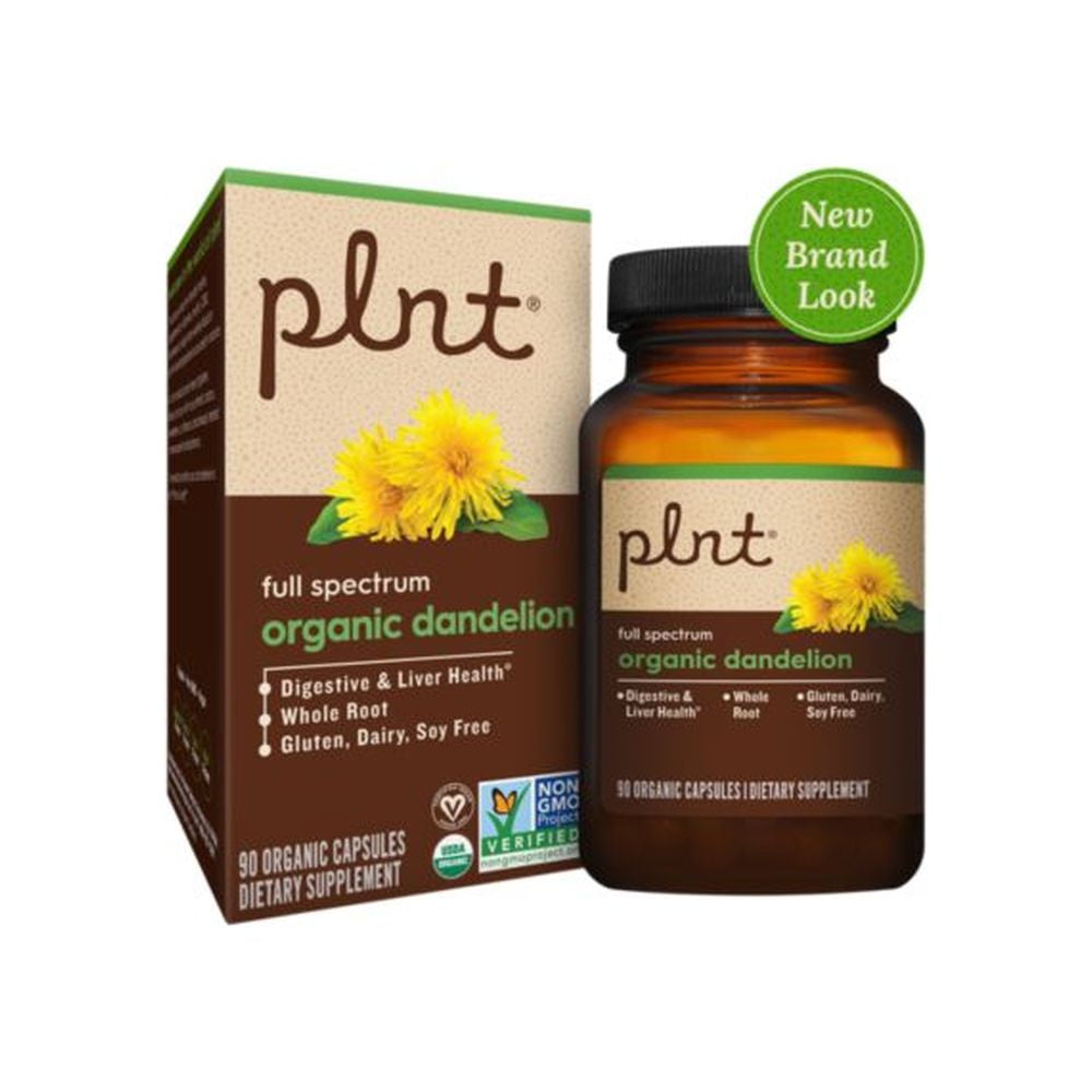 Organic Dandelion - Whole Root for Digestive & Liver Health, 90 Organic ...