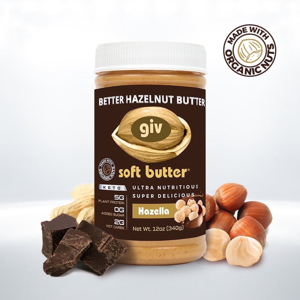 Organic Decadent Hazelnut Butter - All Natural, No Added Sugar, GLP-1 ...