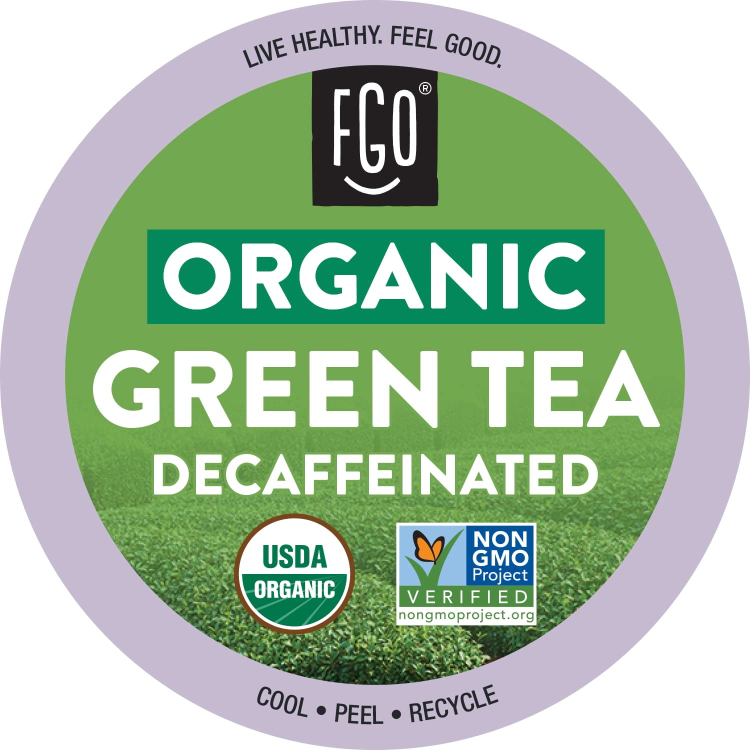 Organic Decaf Green Tea K-Cup Pods For Keurig, 24 Count (Pack Of 1 ...