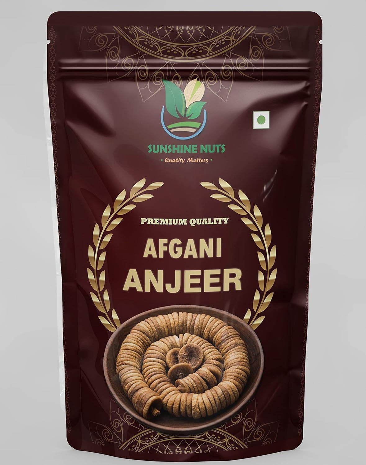 Organic Dried Afghani Anjeer Figs By Sunshine Nuts 100gm, | Rich Source ...