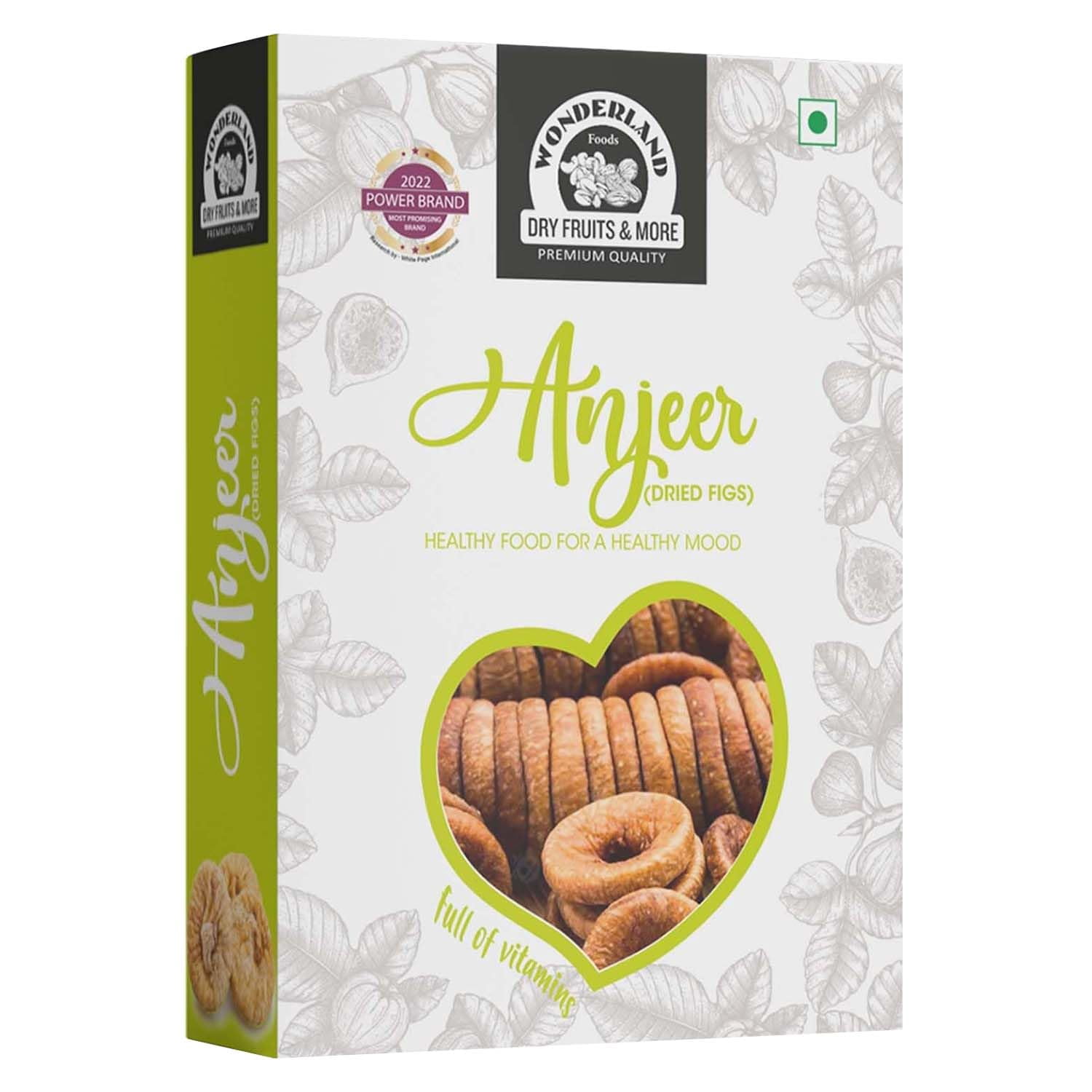 Organic Dried Afghani Anjir Figs By Wonderland Foods 200gm, | Munch The ...