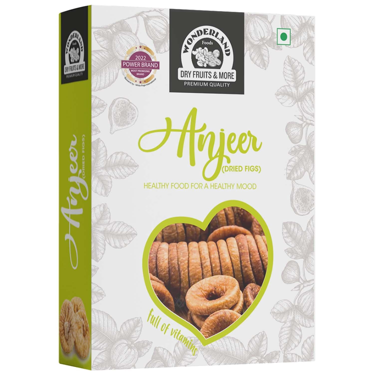 Organic Dried Afghani Anjir Figs By Wonderland Foods 250gm, | Healthy ...