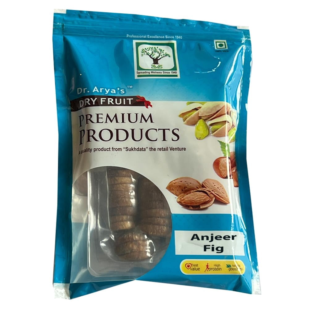 Organic Dried Anjir Figs By Dr Arya 1kg, (250gm* Pack Of 4) | Rich In ...