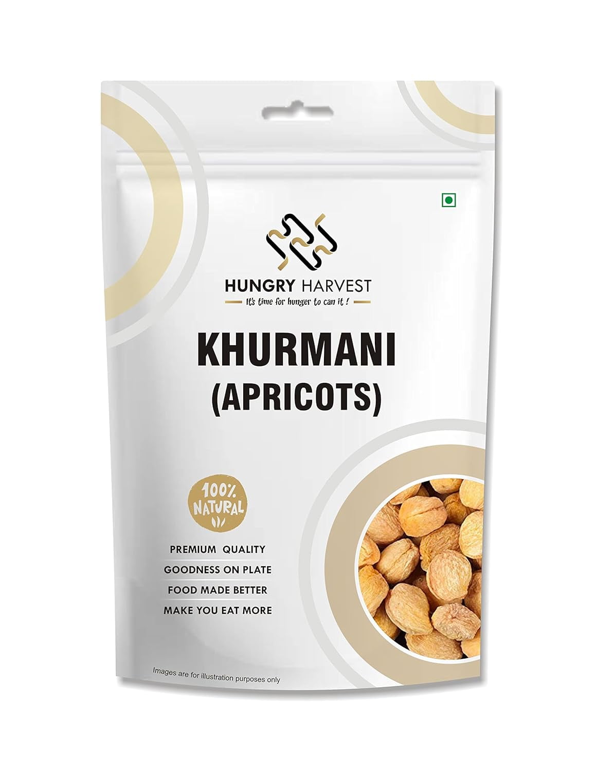 Organic Dried Apricot/Khurmani By Hungry Harvest 400gm, | Good Source ...
