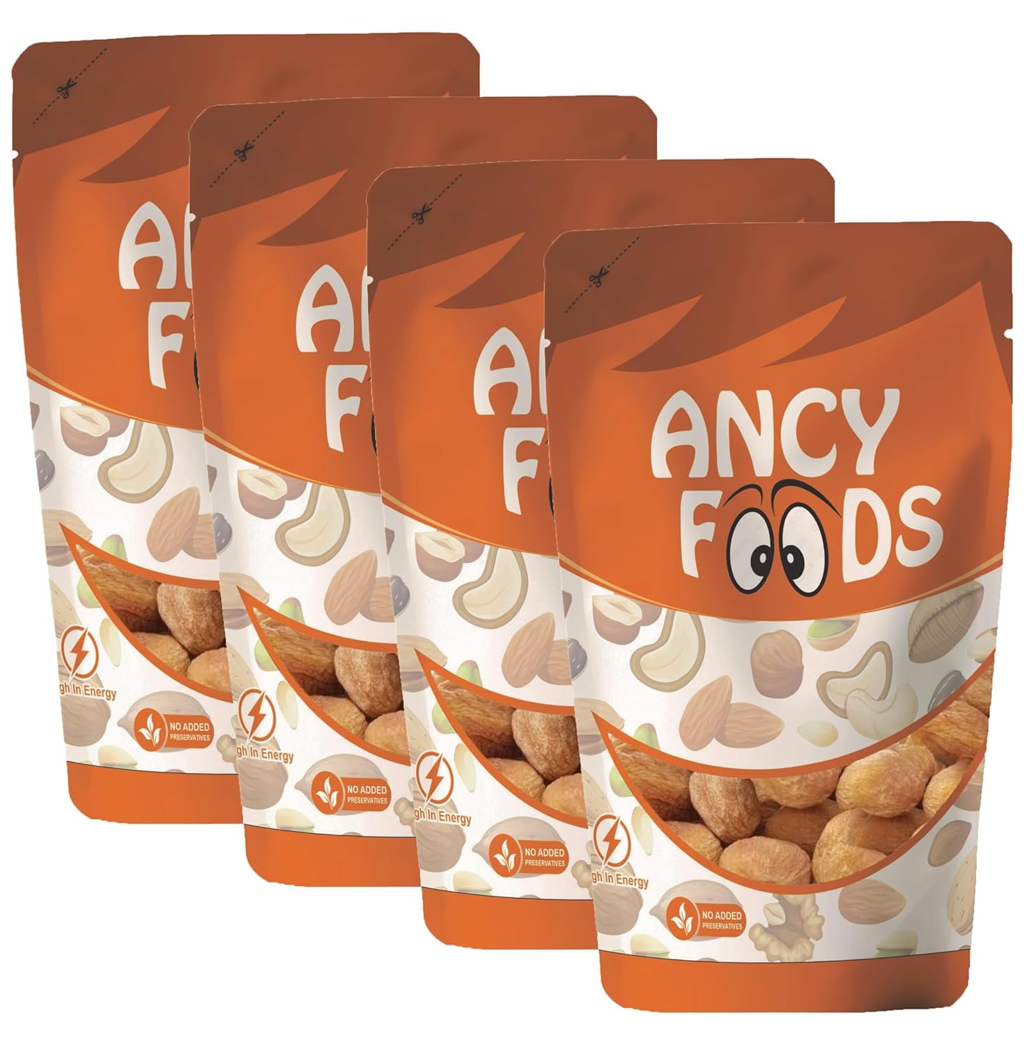 Organic Dried Apricots By Ancy 1kg, (250gm * Pack Of 4) | Rich Source Of Protein Fiber Healthy ...